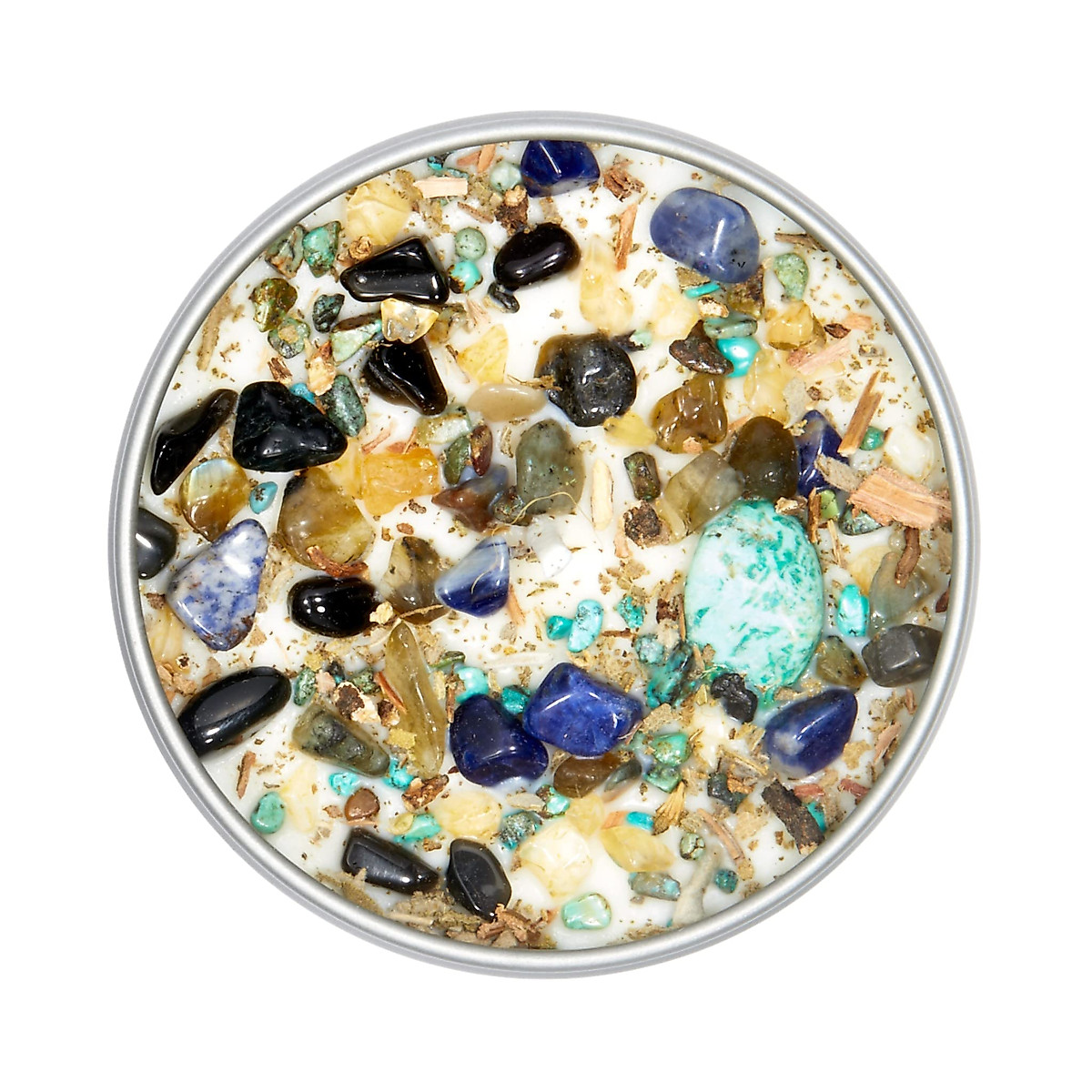 Sagittarius Zodiac Candle (Nov. 22 - Dec. 21) - Soy Candle - All Natural Aromatherapy Candle - Sagittarius Horoscope Candle - Crystal Candles - 8 oz Tin