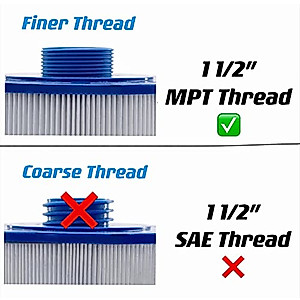 Cryspool Spa Filter Compatible with 6CH-47, FC-0315, PTL47W-P4,373043 Hot Tub Filter,2 Pack