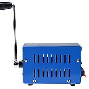 20W Portable Generator for Camping, Hand Crank Generator, Small Camping Generator, VQP Off Grid Living Supplies, Manual Power Supply Emergency Backup