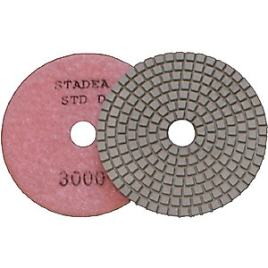 STADEA 4" Diamond Wet Polishing Pads for Wet Polisher Concrete Stone Polishing: Grit 30 grinding wheel