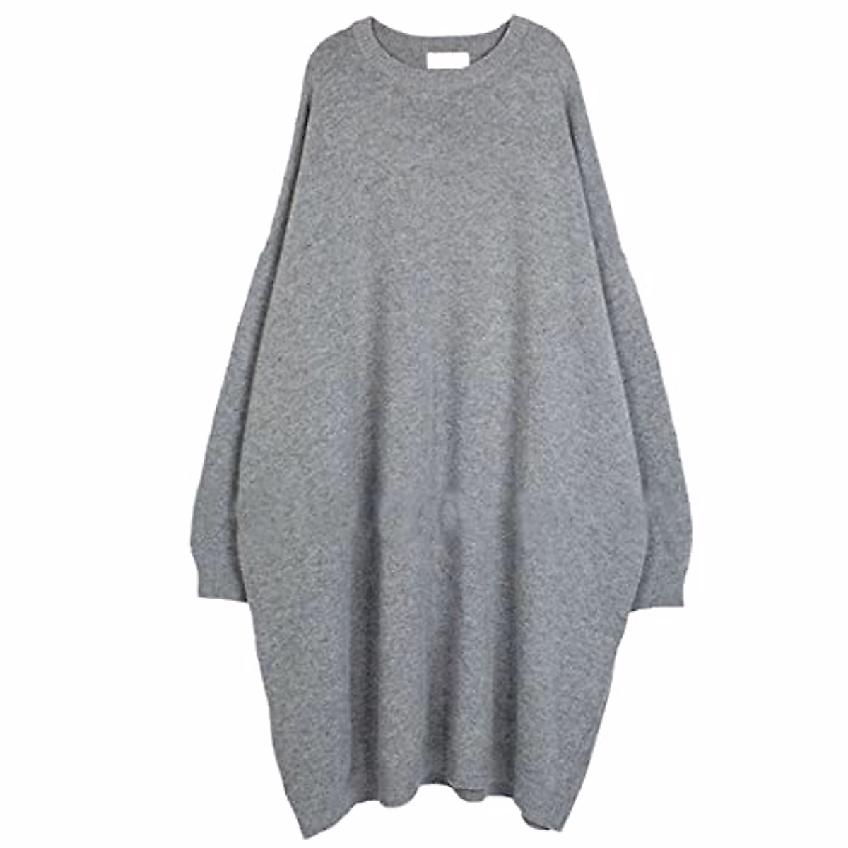 KHIRY Women Pullover Sweaters Classic Long Oversized Loose Crewneck Long Sleeve Solid Jumper Knit Pullover Tops Fall Winter