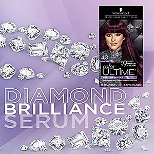 Schwarzkopf Color Ultime Metallic Permanent Hair Color Cream, 4.3 Metallic Violet.