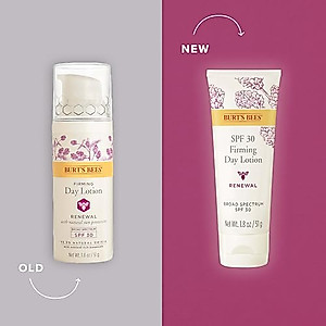 Burt's Bees Sunscreen Moisturizer for Face, SPF 30 Retinol Alternative Facial Lotion for Anti-Aging Skincare & Daytime Protection,1.8 Ounce (Packaging May Vary)