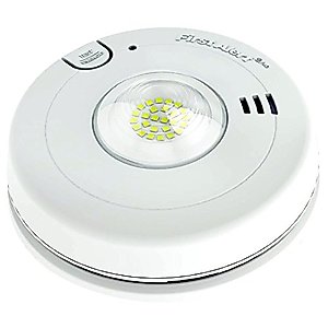 First Alert BRK 7020BSL Hardwired Hearing Impaired Smoke Detector with LED Strobe Light , white
