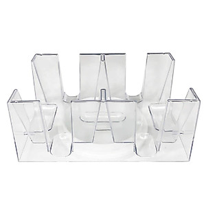 Yuanhe 6 Deck Revolving Rotating Canasta Playing Card Tray