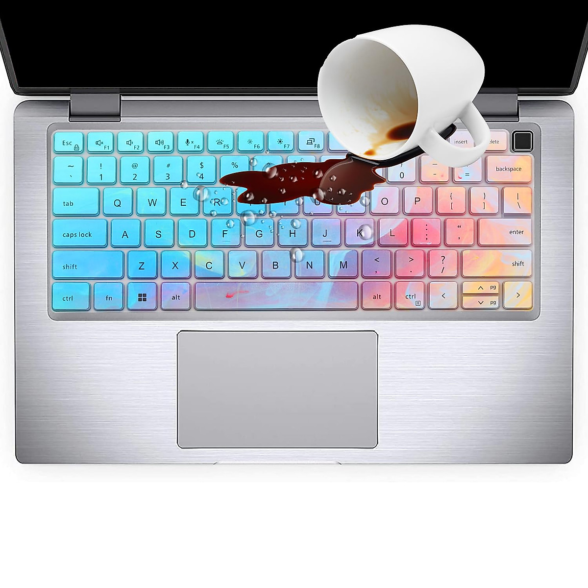 Keyboard Cover Skin for Dell Latitude 14" 7450 7440 7430 7420 7410 3340 5450 5440 5431 5430 5420 9420 9430, Latitude 16" 7640 7650, 15.6" Dell Latitude 7520 9510 9520 Laptop Keyboard Protector