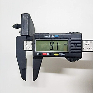 NANSHINE 20PCS 62.5-63.5mm Replacement Bed Slat Holders Kits Bundles Plastic End Caps Holders, Width 63mm x Height 9 mm (Inside Dimension)