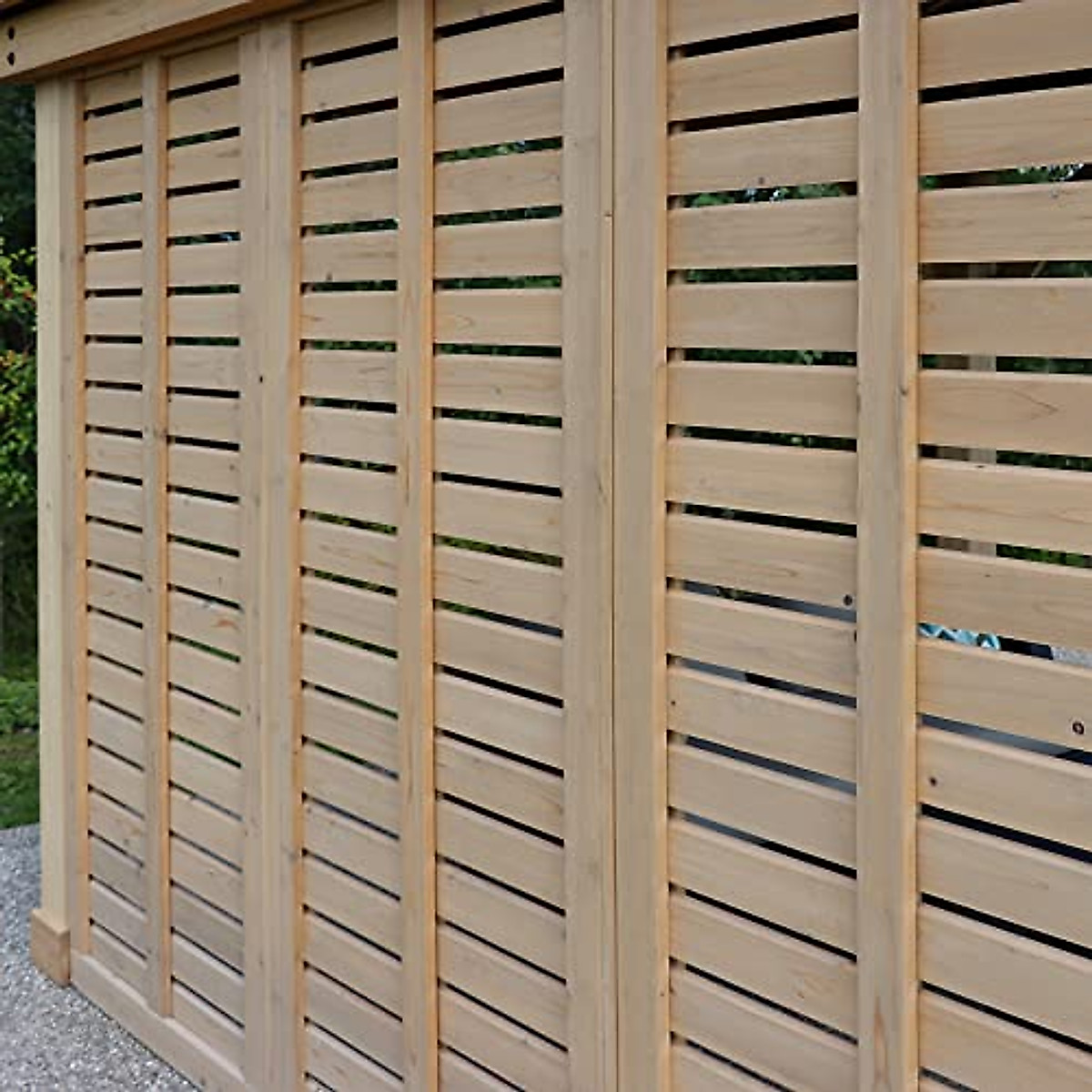 Yardistry 10' Meridian Wood Privacy Wall