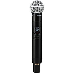 Shure SLXD2/SM58 Wireless Handheld Microphone Transmitter with SM58 Capsule (Receiver Sold Separately)