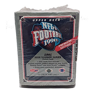 Upper Deck 1991 NFL Football High Number Series Box
