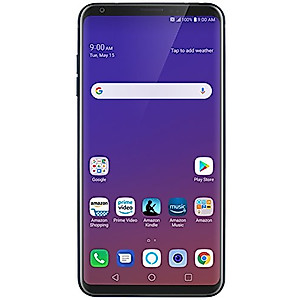 LG V35 ThinQ with Alexa Hands-Free – Prime Exclusive Phone – Unlocked – 64 GB – Aurora Black