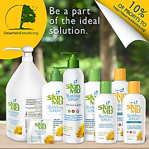 Skin MD Shielding Lotion - Hydrating Body Lotion for Sensitive Skin | Non-Greasy, Fast-Absorbing Moisturizer with Plant-Based Ingredients | for Dry Skin, Eczema & Psoriasis Relief - 16oz Dispenser