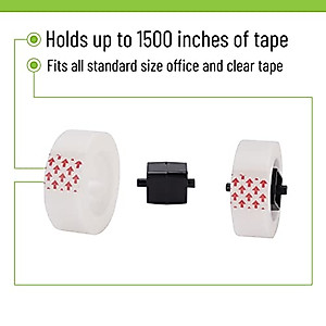 Mr. Pen- Tape Dispenser, Pack of 2, Tape Dispenser Desk, Office Supplies, Desk Supplies, Tape Holder, Tape Dispensers, Black Tape Dispenser, Desktop Tape Dispenser, Tape Desk Dispenser, Organier