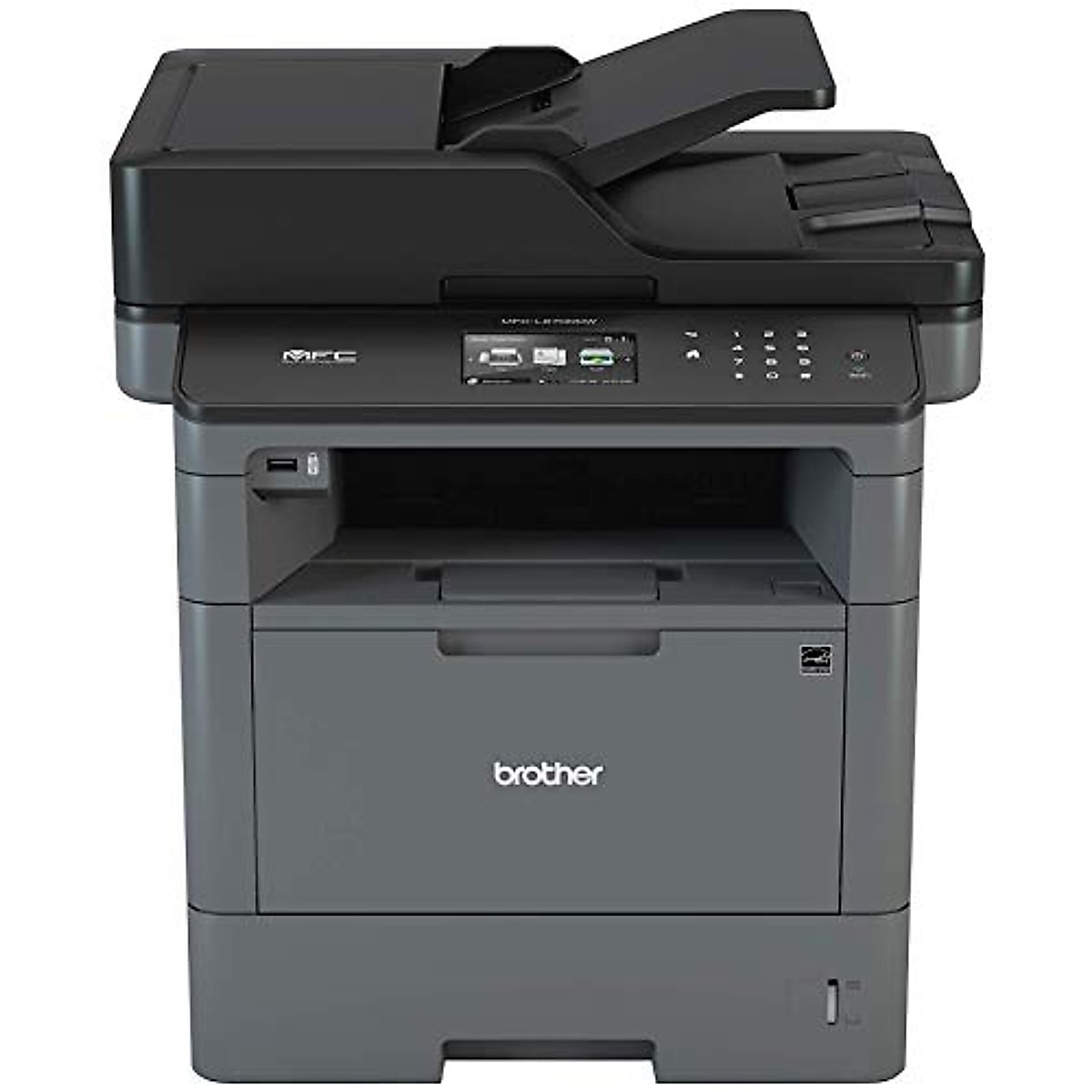 Brother MFC-L5700DW Monochrome Multifunction All-in-One Laser Printer, Flexible Network Connectivity, Mobile Printing, Scanning, Duplex (Renewed)