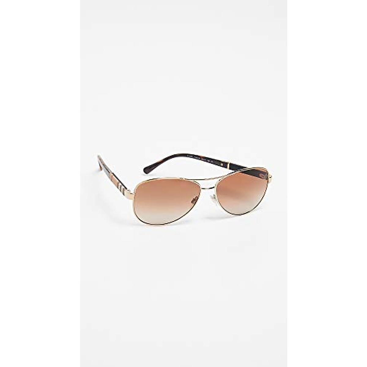 BURBERRY Unisex 0BE3080 Gold/Brown Gradient