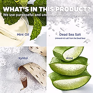 Lumineux Clean and Fresh Toothpaste - Fluoride Free, Certified Non-Toxic - NO Artificial Flavors, Colors, SLS Free, Dentist Formulated