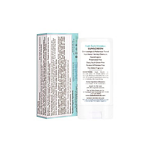Babo Botanicals Baby Face Mineral Sunscreen Stick SPF 50 – with 70+% Organic Ingredients & Zinc Active – Water-Resistant & Fragrance-Free – 0.6 oz, 1-Pack