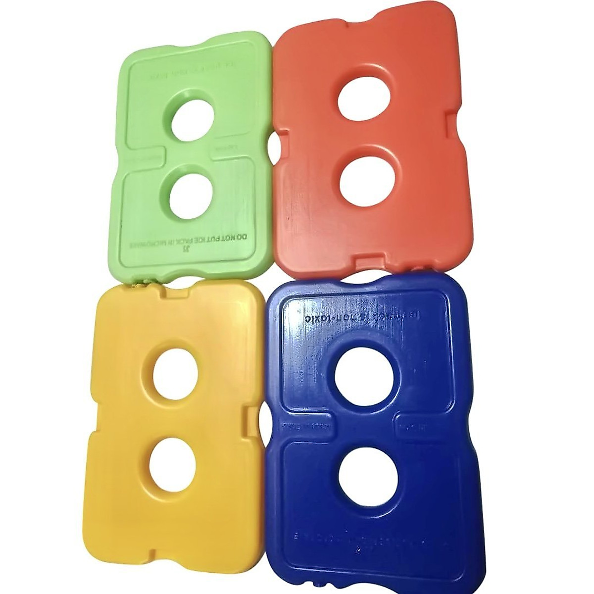 Healthy Packers Ice Pack for Lunch Box - Freezer Packs - Original Cool Pack | Slim & Long-Lasting Reusable Ice Packs for Lunch Bags and Cooler Bag (Set of 4)