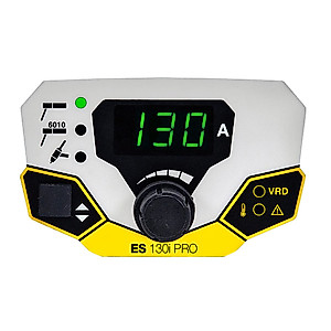 ESAB 0700500091 MINIARC Rogue ES 130i Stick Welding System, Dual Voltage Input, Adjustable Hot Start/Arc Force, Stick 6010 Mode, Power Factor Control, Electrodes up to 1/8", IP23S designed