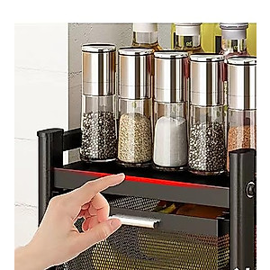 Storage Drawers Rolling Cart with Drawers Utility Cart with Drawers Organizer on Wheels Small Dresser Small Drawers Rolling Drawer Organizer Cart for Kitchen Bedroom Office (4 Tier Black)