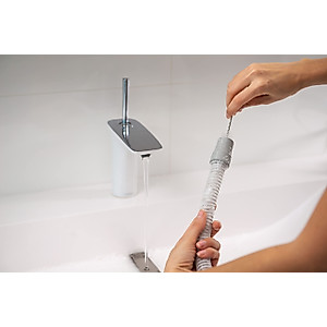 CPAP Tube Cleaning Brush by Snugell - Tube and CPAP Mask Cleaning Brush - Standard 22mm Tubing Diameter - Clean Exterior and Interior of Tubing and Mask - Flexible Brush (84 in) - Handy Brush (7 in)