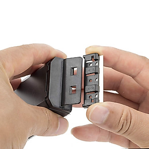 hygger Stainless Steel Replacement Magnetic Scraper Blades Razor for HG-815 Cleaner 5-Pack (Medium)