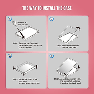 TiMOVO Case for iPad 10th Generation 2022 with Pencil Holder, Heavy Duty Shockproof Rugged Protective Cover for iPad 10th Gen 10.9 Inch, Watermelon Red