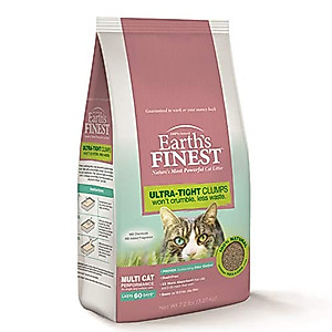 Four Paws Earth’s FINEST® Cat Litter, Premium Clumping, Lightweight, Absorbent Formula 7.2 Pounds