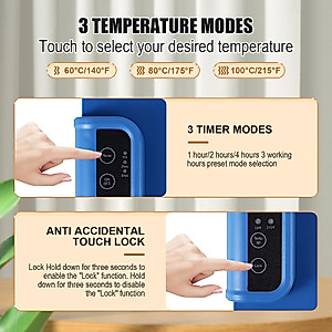 Electric Warming Tray 2024 New，Portable Silicone Food Warmer Heater Mat，Travel Roll Up Fast Heating Pad，Foldable Keep Plates Fast Warm for Buffets Party，Large Surface Area with Adjustable Temperature