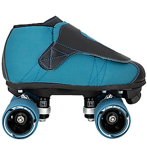 VNLA Junior Code Blue Jam Skate for Men and Women - Indoor Unisex Roller Skate (Men 9 / Women 10)
