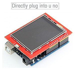 DIYmalls 2.4" inch TFT LCD Display Module ILI9341 Resistive Touchscreen 5V/3.3V 8-bit Parallel Interface w/SD Card Slot for Arduino U NO Mega-2560