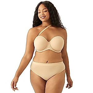 Wacoal Women's Red Carpet Full Busted Strapless Convertible Bra, Natural Nude, 44DDD