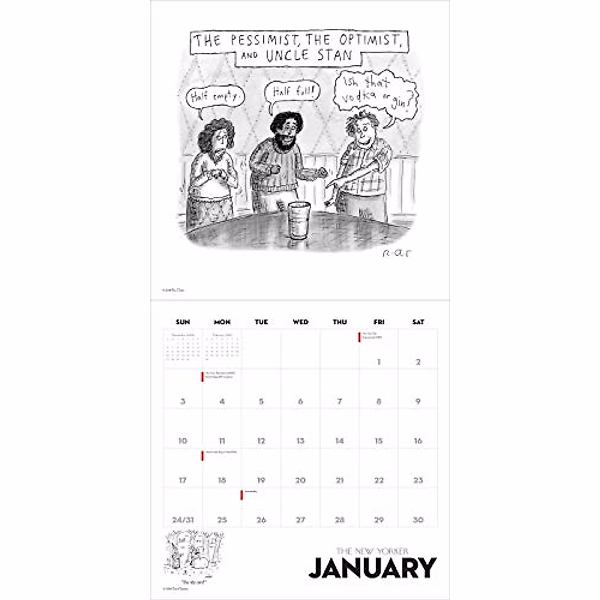 Cartoons from The New Yorker 2021 Wall Calendar