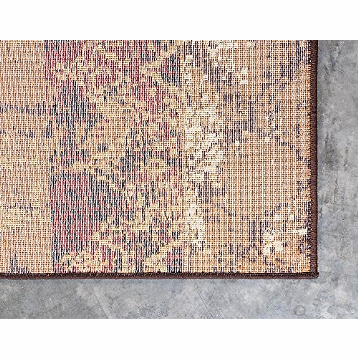 Unique Loom Barista Collection Area Rug - Arusha (2' 2" x 6' 1" Runner, Beige/ Black)