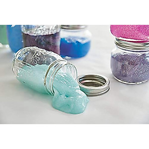 Elmer's 638458774473 Washable Glitter Glue, 6 oz Bottles-6 Colors, Green/Pink/Purple/Red/Yellow/Blue, 36 Fl Oz