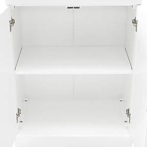 Crosley Furniture Stanton Glass Door Pantry, White