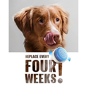 Ciays Replacement Filters Only for Ciays 236oz/7L Pet Water Fountain Ultra-Large Capacity Cat Water Fountain Dual Filtration Dog Water Fountain Bowl with Huge Drinking Area 12 Pcs, Blue