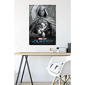 Trends International Marvel Moon Knight - Teaser Wall Poster, 22.375" x 34", Unframed Version