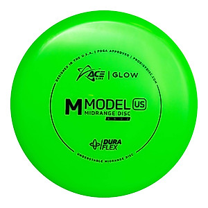 Prodigy Disc Ace Line Glow DuraFlex M Model US Midrange Golf Disc [Colors May Vary] - 177-180g