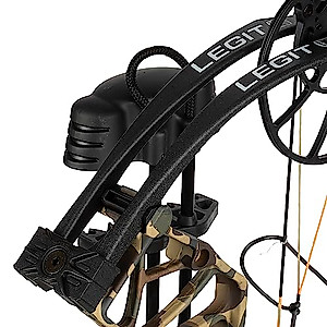 Bear Archery Legit Compound Bow, Right Hand, 14"-30" Draw Length, 10-70 lbs Draw Weight, Fred Bear