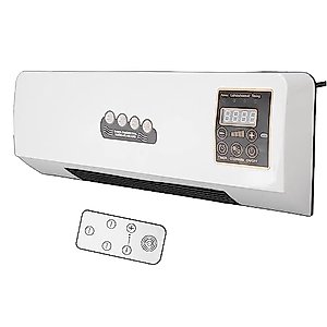 Air Conditioner Fan Warm Fan with Remote Control, Portable Air Conditioner Natrue Fan, Small Air Conditioner Heater Portable Wall Mounted Air Conditioning Hot Fan for Office, Bedroom, Living Room