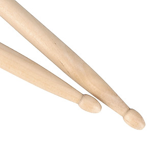 SINJEUN 24 Pairs 5A Drum Sticks, Classic Maple Wood Drum Sticks, 5A Wood Tip Drumstick for Beginners, Students and Adults