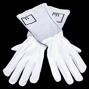 Rose Pruning Gloves Gauntlet Garden Gloves Leather Long Gardening Gloves for Women Rose Gloves Cut Proof Work Gloves White Garden Gloves for Rose Gardening Gloves Rose Bushes Ready to Plant Cowhide S