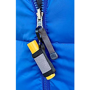 Chapstick Holder Keychain – Lip Balm Sleeve – Premium Neoprene with Key Chain Clip – Perfect for Chap Stick or Lip Gloss (Black, 2 Pack)