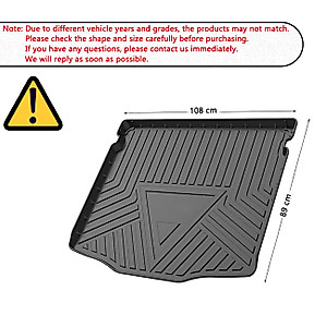 Escape Cargo Liners - All Weather Rear Trunk Tray Cargo Mats Protector Compatible with Ford Escape, 3D Tech Waterproof Durable Odorless Flexible TPO Accessories, Compatible with Escape 2020-2023 2024