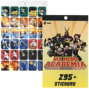 Action Comics My Hero Academia Backpack with Lunch Box Set - Bundle with My Hero Academia Backpack, Lunch Box, Stickers, Phone Wallet, More | My Hero Academia Backpack for School