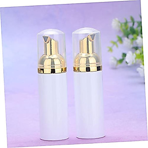 10 pcs Mousse Sparkling Bottle Plastic Foaming Bottles Reusable foaming soap Dispenser Pump Dispenser Bottle Foam Shampoo Bottle Organiser Human Refill Slim Travel Manual Trash can