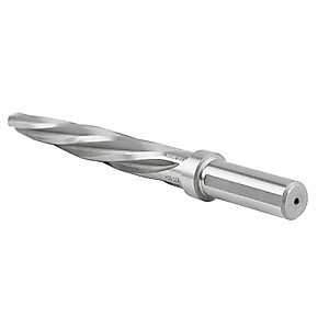 Accusize Industrial Tools High-Speed Steel Spiral Flute Aligning Reamer, 1/2" Cutting Diameter, 1/2" Shank Diameter, 0522-0012