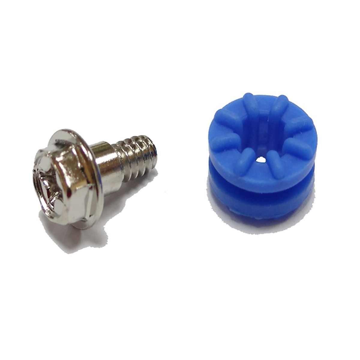 Akust Rubber Anti-Vibration Grommet Ring with #6-32 Screw (16PCS, Blue)