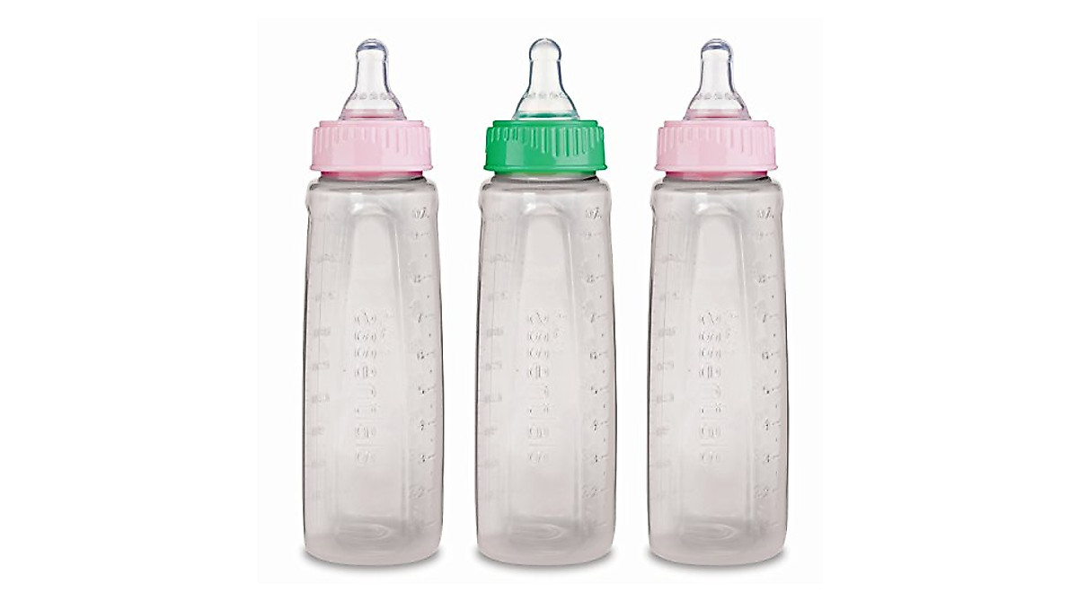 Gerber Clear View Plastic Nursers - 3 Pack, BPA Free